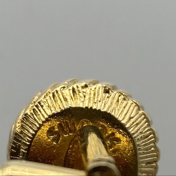 SWANK | Accessories | Vintage Swank Gold Amber Cufflinks | Poshmark